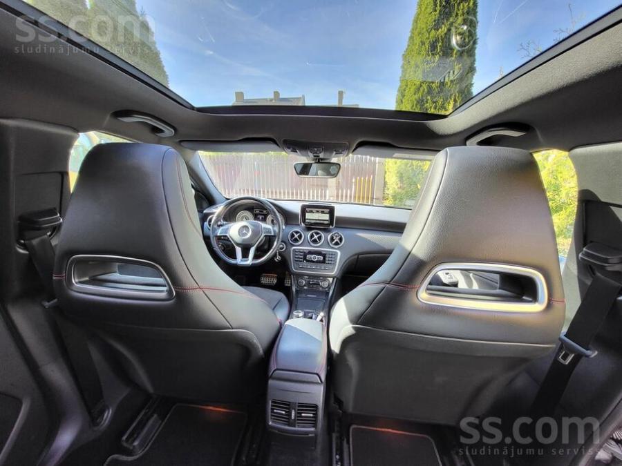 Grey Mercedes-Benz A 200 2014 in Riga, with an engine capacity of 2.00 L and mileage of 230 thousand km for 12500 €, photo 6 on AUTOMOTO.COM.LV