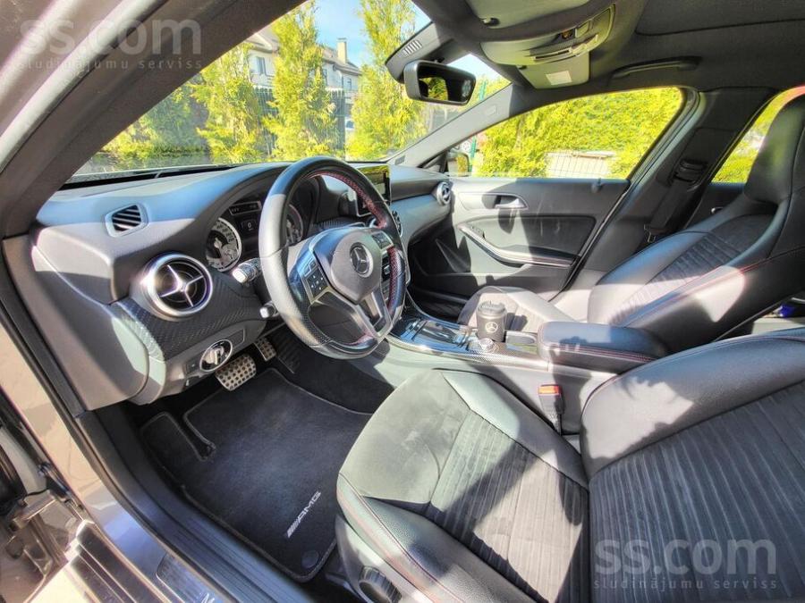 Grey Mercedes-Benz A 200 2014 in Riga, with an engine capacity of 2.00 L and mileage of 230 thousand km for 12500 €, photo 8 on AUTOMOTO.COM.LV