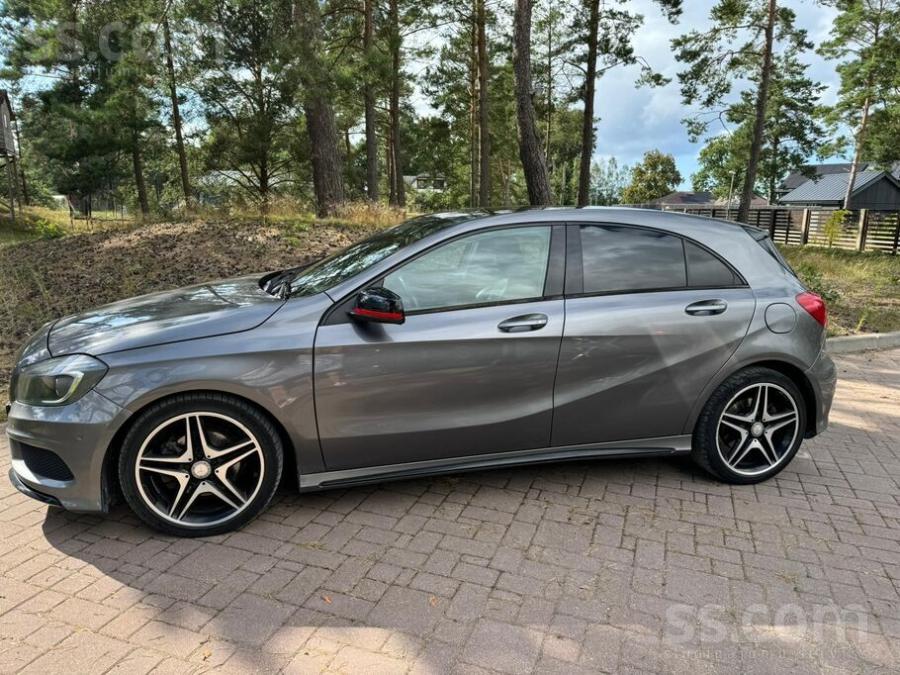 Grey Mercedes-Benz A 200 2014 in Riga, with an engine capacity of 2.00 L and mileage of 230 thousand km for 12500 €, photo 11 on AUTOMOTO.COM.LV