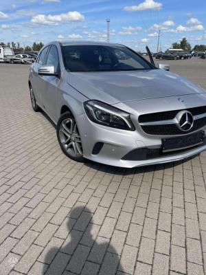 Mercedes-Benz A 200 2017 in Marijampole on AUTOMOTO.COM.LV Grey Mercedes-Benz A 200 2017 in Marijampole, with an engine capacity of 2.14 L and mileage of 230 thousand km for 10900 €, photo 1 on AUTOMOTO.COM.LV