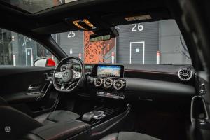 Red Mercedes-Benz A 200 2018 in Kaunas, with an engine capacity of 1.30 L and mileage of 186 thousand km for 16950 €, photo 17 on AUTOMOTO.COM.LV