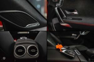 Red Mercedes-Benz A 200 2018 in Kaunas, with an engine capacity of 1.30 L and mileage of 186 thousand km for 16950 €, photo 23 on AUTOMOTO.COM.LV