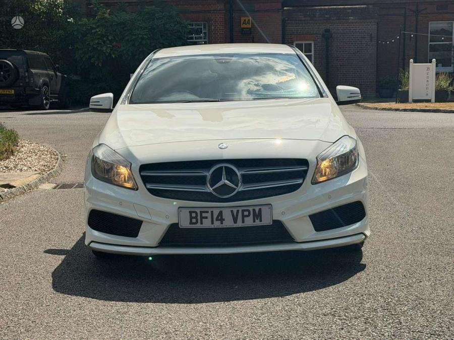 White Mercedes-Benz A 200 2014 in Marijampole, with an engine capacity of 1.80 L and mileage of 160 thousand km for 3850 €, photo 11 on AUTOMOTO.COM.LV