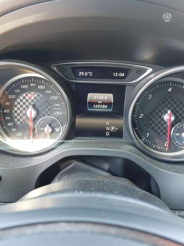 White Mercedes-Benz A 200 2017 in Panevezys, with an engine capacity of 2.14 L and mileage of 169 thousand km for 6800 €, photo 7 on AUTOMOTO.COM.LV