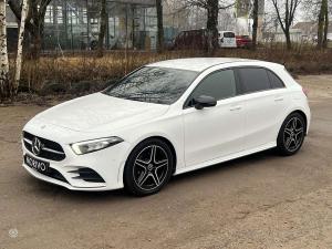 White Mercedes-Benz A 200 2018 in Siauliai, with an engine capacity of 1.33 L and mileage of 109 thousand km for 21500 €, photo 2 on AUTOMOTO.COM.LV