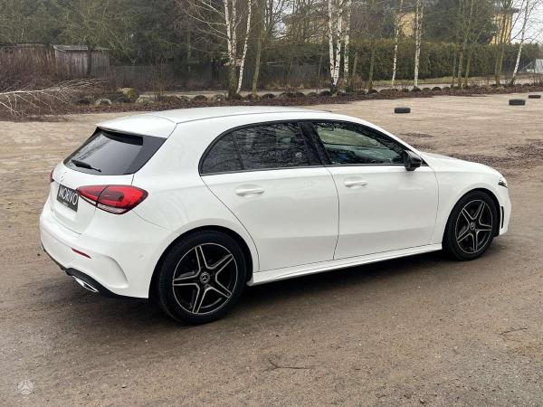 White Mercedes-Benz A 200 2018 in Siauliai, with an engine capacity of 1.33 L and mileage of 109 thousand km for 21500 €, photo 6 on AUTOMOTO.COM.LV