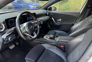 White Mercedes-Benz A 200 2018 in Vilnius, with an engine capacity of 1.30 L and mileage of 110 thousand km for 17500 €, photo 14 on AUTOMOTO.COM.LV