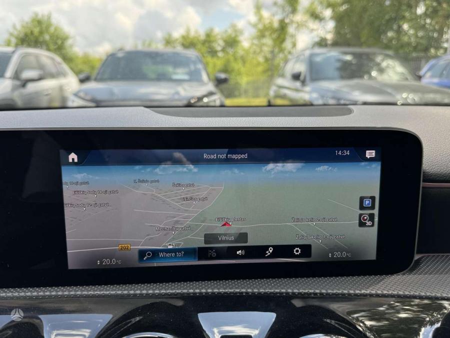 White Mercedes-Benz A 200 2018 in Vilnius, with an engine capacity of 1.30 L and mileage of 110 thousand km for 17500 €, photo 28 on AUTOMOTO.COM.LV