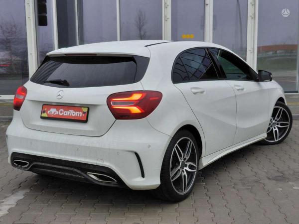 White Mercedes-Benz A 200 2018 in Vilnius, with an engine capacity of 2.14 L and mileage of 235 thousand km for 10500 €, photo 6 on AUTOMOTO.COM.LV