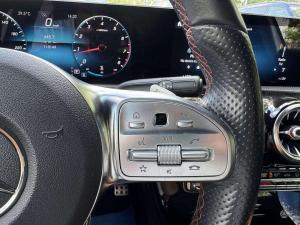 White Mercedes-Benz A 200 2018 in Vilnius, with an engine capacity of 1.30 L and mileage of 110 thousand km for 16490 €, photo 23 on AUTOMOTO.COM.LV