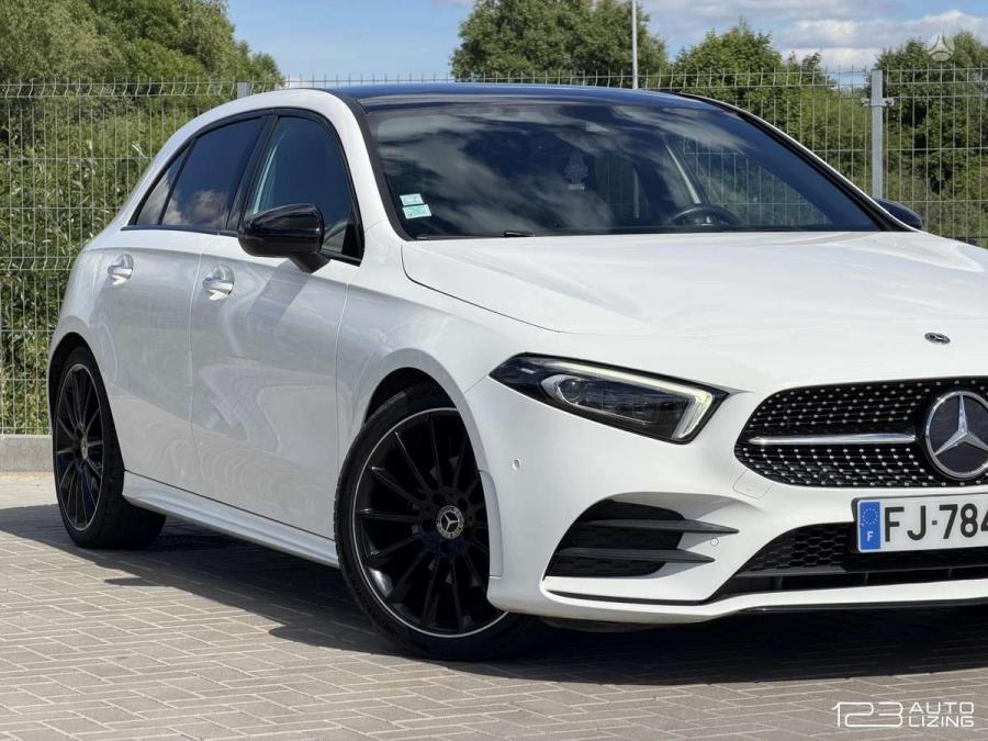 White Mercedes-Benz A 200 2019 in Taurage, with an engine capacity of 2.00 L and mileage of 157 thousand km for 17500 €, photo 8 on AUTOMOTO.COM.LV