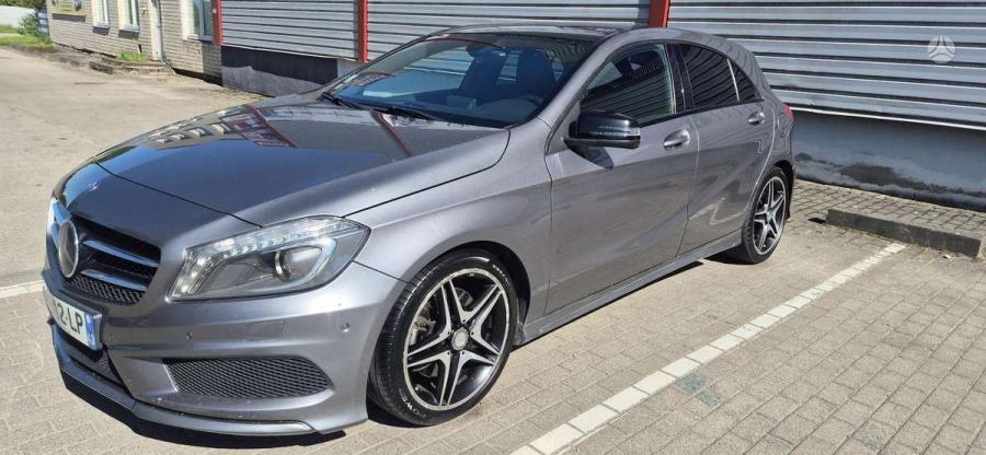 Серый Мерседес A 220 2015 в Паневежис, объемом двигателя 2.10 л и пробегом 243 тыс. км за 11500 €, фото 1 на AUTOMOTO.COM.LV