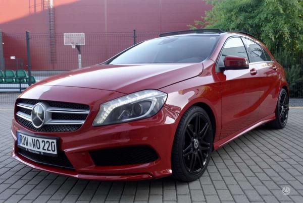 Sarkans Mercedes-Benz a-220 2012 Kauņa, ar dzinēja tilpumu 2.14 L un nobraukumu 300 tūkst. km par 8900 €, foto 2 vietnē AUTOMOTO.COM.LV