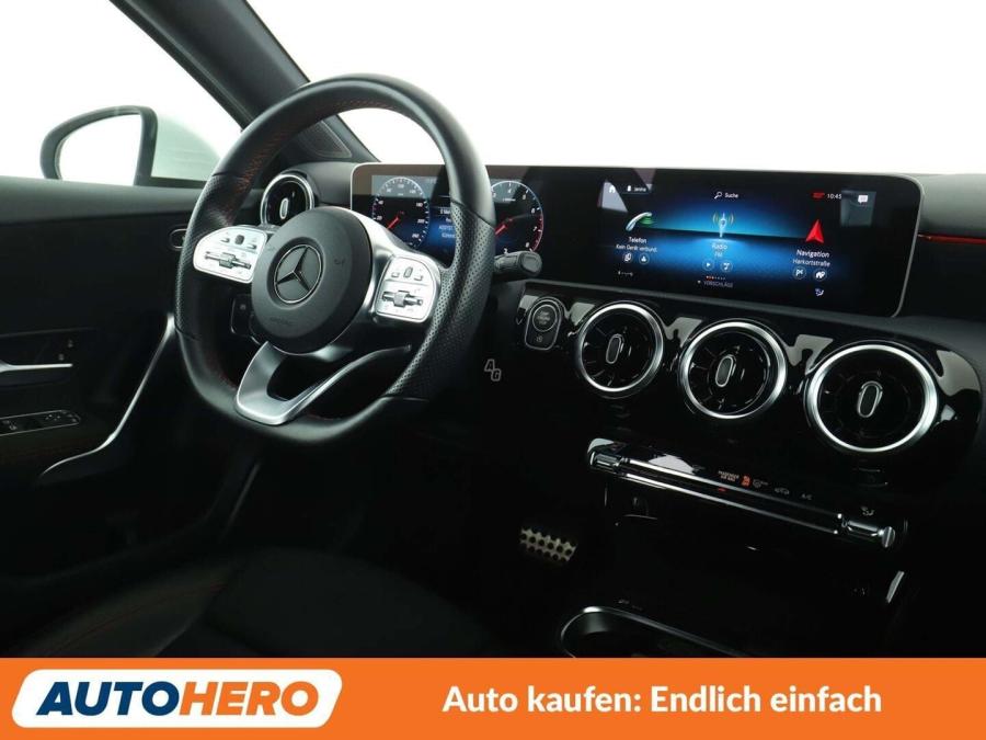 White Mercedes-Benz a-220 2019 in Kaunas, with an engine capacity of 2.00 L and mileage of 70 thousand km for 27231 €, photo 13 on AUTOMOTO.COM.LV