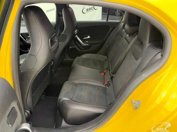Yellow Mercedes-Benz a-220 2019 in Vilnius, with an engine capacity of 1.99 L and mileage of 28 thousand km for 24400 €, photo 5 on AUTOMOTO.COM.LV