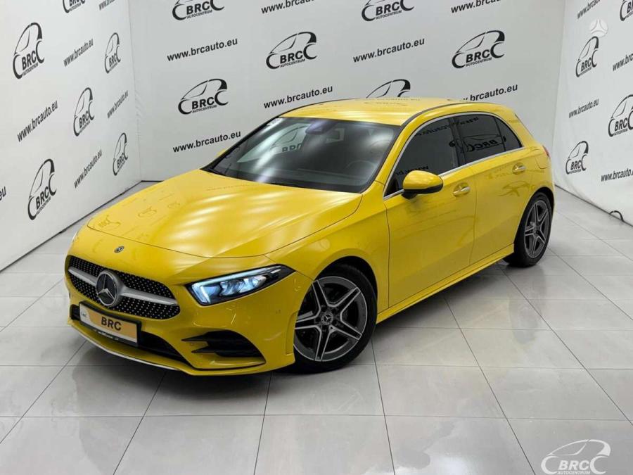 Dzeltens Mercedes-Benz a-220 2019 Viļņa, ar dzinēja tilpumu 1.99 L un nobraukumu 28 tūkst. km par 23600 €, foto 1 vietnē AUTOMOTO.COM.LV