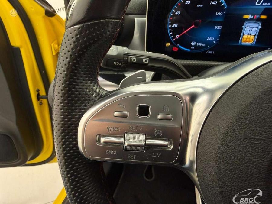 Yellow Mercedes-Benz a-220 2019 in Vilnius, with an engine capacity of 1.99 L and mileage of 28 thousand km for 19900 €, photo 14 on AUTOMOTO.COM.LV