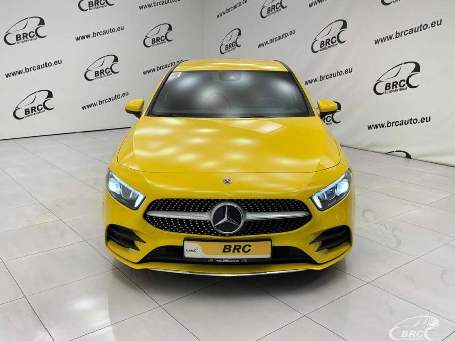 Yellow Mercedes-Benz a-220 2019 in Vilnius, with an engine capacity of 1.99 L and mileage of 28 thousand km for 19900 €, photo 28 on AUTOMOTO.COM.LV