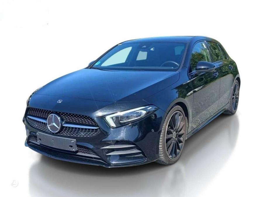 Black Mercedes-Benz a-250 2020 in Kaunas, with an engine capacity of 1.99 L and mileage of 89 thousand km for 24900 €, photo 1 on AUTOMOTO.COM.LV
