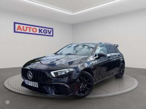 Melns Mercedes-Benz a-250 2021 Kauņa, ar dzinēja tilpumu 1.30 L un nobraukumu 45 tūkst. km par 22999 €, foto  vietnē AUTOMOTO.COM.LV