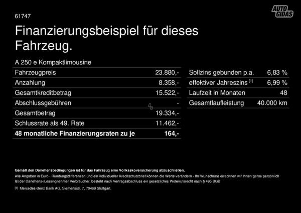 Melns Mercedes-Benz a-250 2022 Kauņa, ar dzinēja tilpumu 1.30 L un nobraukumu 49 tūkst. km par 26809 €, foto 2 vietnē AUTOMOTO.COM.LV