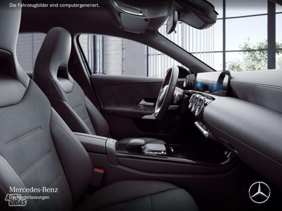 Black Mercedes-Benz a-250 2023 in Kaunas, with an engine capacity of 1.30 L and mileage of 38 thousand km for 30591 €, photo 13 on AUTOMOTO.COM.LV