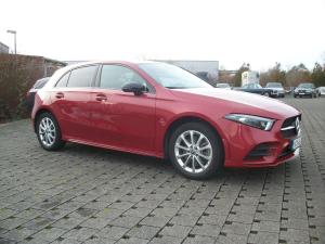 Sarkans Mercedes-Benz a-250 2022 Kauņa, ar dzinēja tilpumu 1.30 L un nobraukumu 34 tūkst. km par 31019 €, foto  vietnē AUTOMOTO.COM.LV