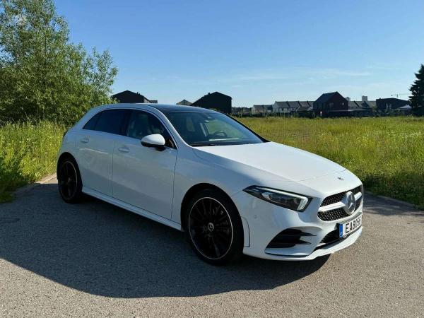 White Mercedes-Benz a-250 2022 in Klaipeda, with an engine capacity of 1.33 L and mileage of 59 thousand km for 29300 €, photo 2 on AUTOMOTO.COM.LV