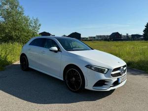 White Mercedes-Benz a-250 2022 in Klaipeda, with an engine capacity of 1.33 L and mileage of 59 thousand km for 29300 €, photo 3 on AUTOMOTO.COM.LV