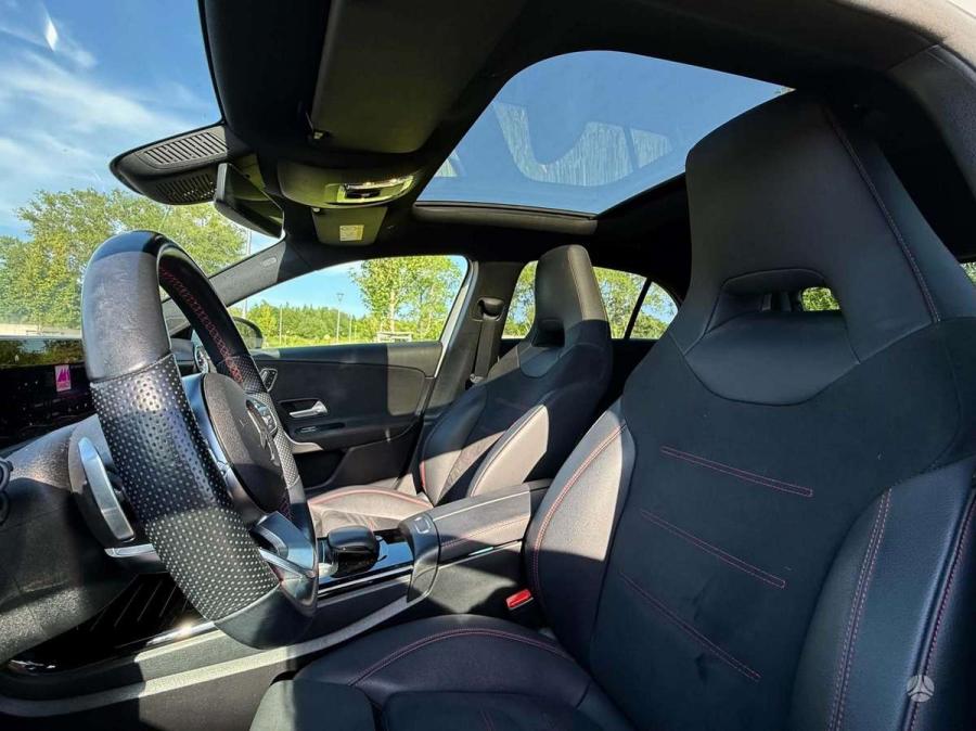 White Mercedes-Benz a-250 2022 in Klaipeda, with an engine capacity of 1.33 L and mileage of 59 thousand km for 29300 €, photo 10 on AUTOMOTO.COM.LV
