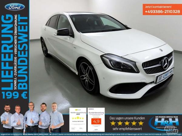 Balts Mercedes-Benz a-250 2018 Kauņa, ar dzinēja tilpumu 2.00 L un nobraukumu 82 tūkst. km par 26973 €, foto 1 vietnē AUTOMOTO.COM.LV