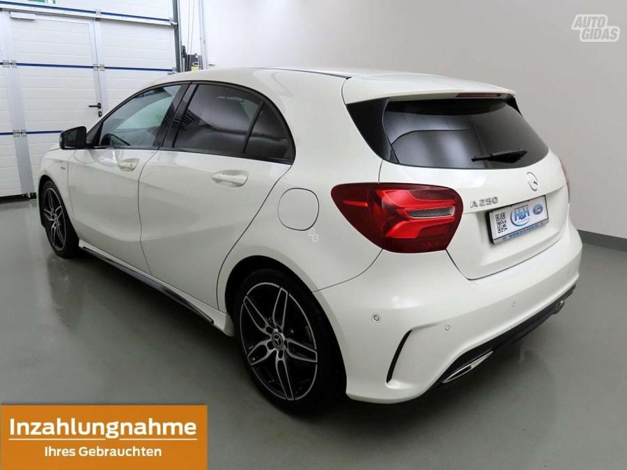 White Mercedes-Benz a-250 2018 in Kaunas, with an engine capacity of 2.00 L and mileage of 82 thousand km for 26973 €, photo 3 on AUTOMOTO.COM.LV