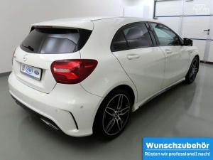 White Mercedes-Benz a-250 2018 in Kaunas, with an engine capacity of 2.00 L and mileage of 82 thousand km for 26973 €, photo 4 on AUTOMOTO.COM.LV