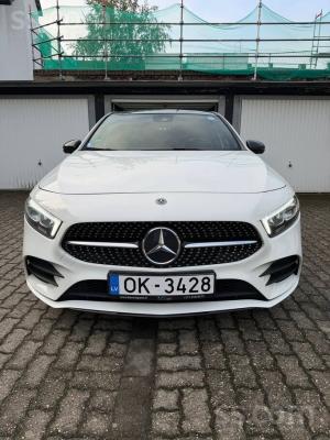 White Mercedes-Benz a-250 2022 in Riga, with an engine capacity of 1.30 L and mileage of 96 thousand km for 27000 €, photo  on AUTOMOTO.COM.LV