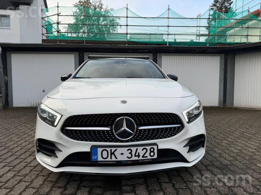 Белый Мерседес A 250 2022 в Рига, объемом двигателя 1.30 л и пробегом 96 тыс. км за 27000 €, фото 3 на AUTOMOTO.COM.LV