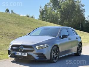 Pelēks Mercedes-Benz A 35 AMG 2019 Rīga, ar dzinēja tilpumu 2.00 L un nobraukumu 101 tūkst. km par 25900 €, foto 3 vietnē AUTOMOTO.COM.LV