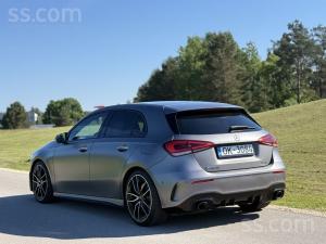 Pelēks Mercedes-Benz A 35 AMG 2019 Rīga, ar dzinēja tilpumu 2.00 L un nobraukumu 101 tūkst. km par 25900 €, foto 6 vietnē AUTOMOTO.COM.LV