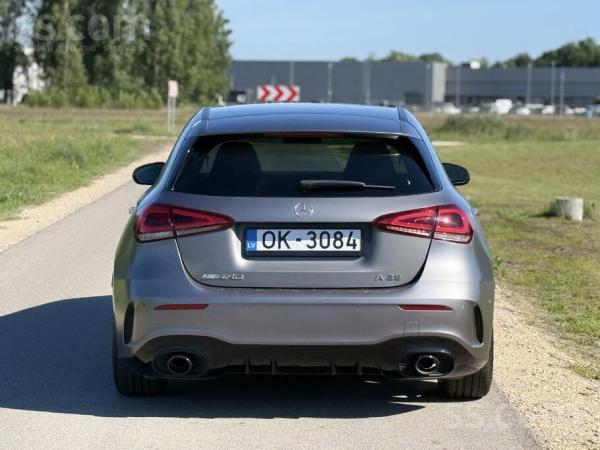 Pelēks Mercedes-Benz A 35 AMG 2019 Rīga, ar dzinēja tilpumu 2.00 L un nobraukumu 101 tūkst. km par 25900 €, foto 6 vietnē AUTOMOTO.COM.LV