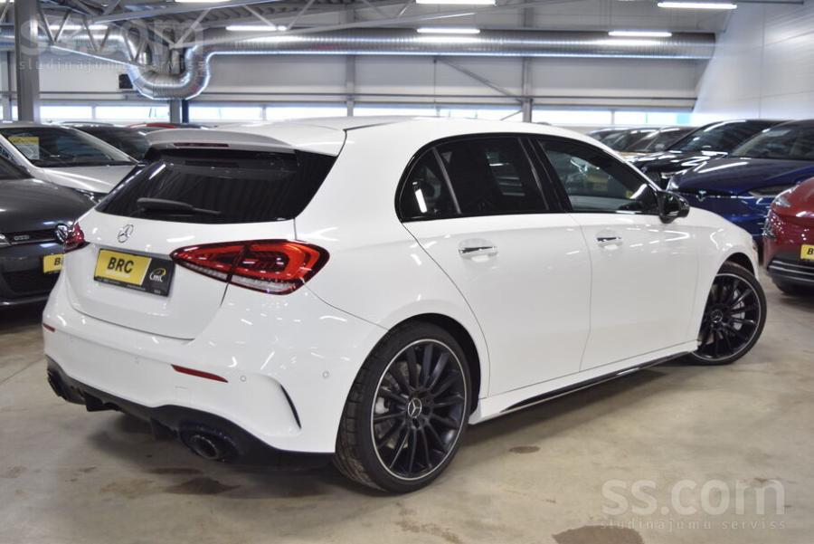 Balts Mercedes-Benz A 35 AMG 2019 Rīga, ar dzinēja tilpumu 2.00 L un nobraukumu 147 tūkst. km par 32900 €, foto 2 vietnē AUTOMOTO.COM.LV