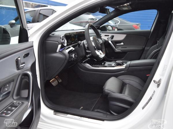White Mercedes-Benz A 35 AMG 2019 in Riga, with an engine capacity of 2.00 L and mileage of 147 thousand km for 32900 €, photo 3 on AUTOMOTO.COM.LV