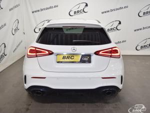 White Mercedes-Benz A 35 AMG 2019 in Riga, with an engine capacity of 2.00 L and mileage of 147 thousand km for 32900 €, photo 33 on AUTOMOTO.COM.LV