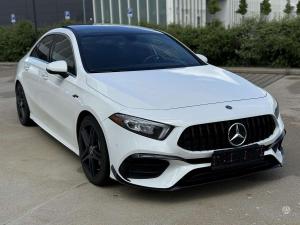 White Mercedes-Benz A 35 AMG 2020 in Vilnius, with an engine capacity of 2.00 L and mileage of 74 thousand km for 28990 €, photo 12 on AUTOMOTO.COM.LV