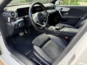White Mercedes-Benz A 35 AMG 2020 in Vilnius, with an engine capacity of 2.00 L and mileage of 74 thousand km for 28990 €, photo 14 on AUTOMOTO.COM.LV