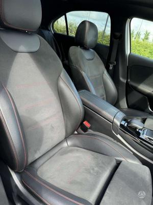 White Mercedes-Benz A 35 AMG 2020 in Vilnius, with an engine capacity of 2.00 L and mileage of 74 thousand km for 28990 €, photo 18 on AUTOMOTO.COM.LV