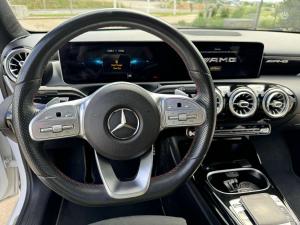 White Mercedes-Benz A 35 AMG 2020 in Vilnius, with an engine capacity of 2.00 L and mileage of 74 thousand km for 28990 €, photo 20 on AUTOMOTO.COM.LV