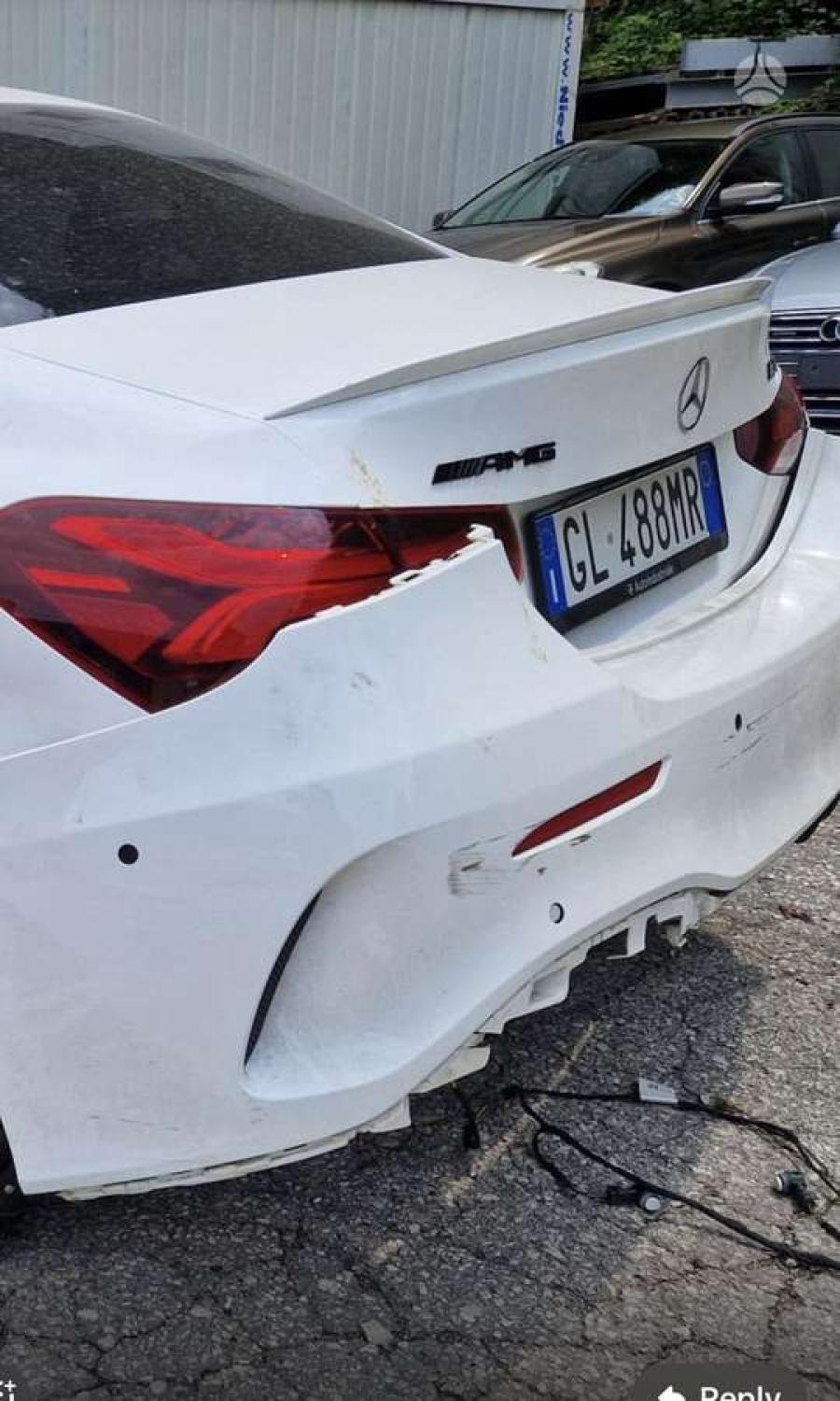 Белый Мерседес A 35 AMG 2022 в Каунас, объемом двигателя 2.00 л и пробегом 90 тыс. км за 19750 €, фото 6 на AUTOMOTO.COM.LV