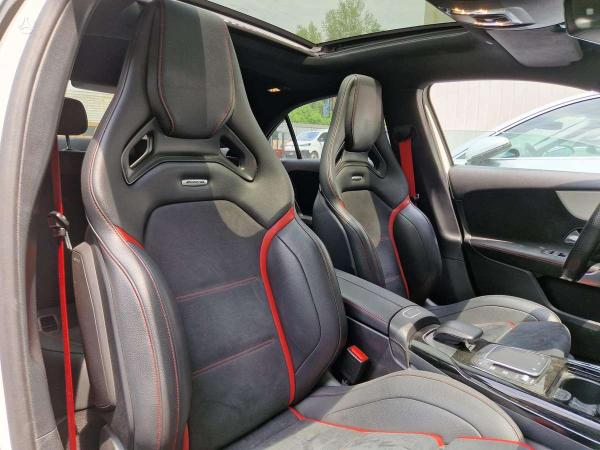 Белый Мерседес A 35 AMG 2022 в Каунас, объемом двигателя 2.00 л и пробегом 90 тыс. км за 19750 €, фото 8 на AUTOMOTO.COM.LV