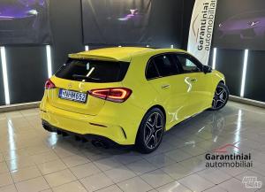 Yellow Mercedes-Benz A 35 AMG 2019 in Avizieniai, with an engine capacity of 2.00 L and mileage of 99 thousand km for 29500 €, photo 2 on AUTOMOTO.COM.LV