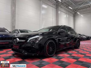 Melns Mercedes-Benz A 45 AMG 2017 Viļņa, ar dzinēja tilpumu 1.99 L un nobraukumu 105 tūkst. km par 25550 €, foto  vietnē AUTOMOTO.COM.LV