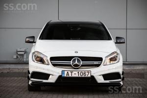 Balts Mercedes-Benz A 45 AMG 2014 Rīga, ar dzinēja tilpumu 2.00 L un nobraukumu 0 tūkst. km par 19900 €, foto 6 vietnē AUTOMOTO.COM.LV